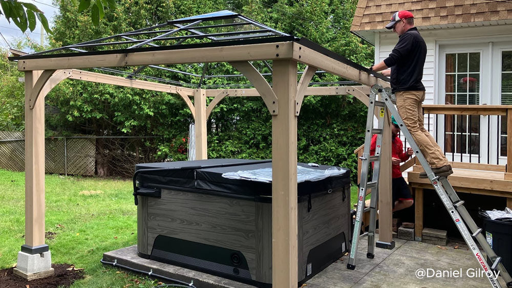 How to Build a Roof on a Gazebo | Step-by-Step DIY Guide - SUNJOY Canada