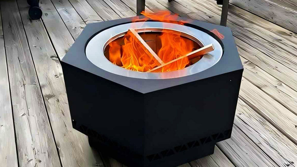 Best Type of Wood for a Fire Pit for Least Smoke | SUNJOY Outdoor ...