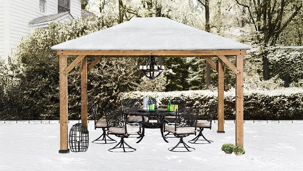Canadian Winter Ready: Gazebo & Pergola Snow Protection | SUNJOY CA