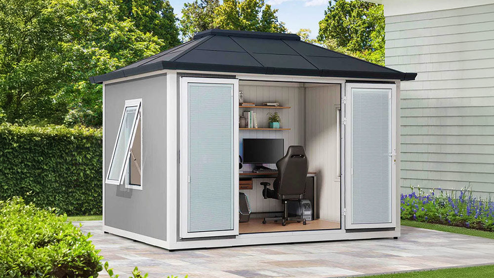 Design an Office or Gym Shed – Creative Backyard Ideas with SUNJOY ...